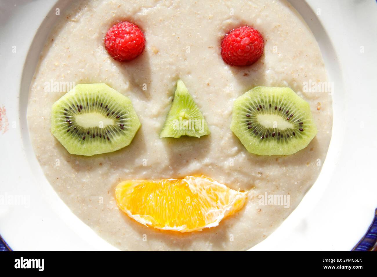The Face of Breakfast Stock Photo - Alamy