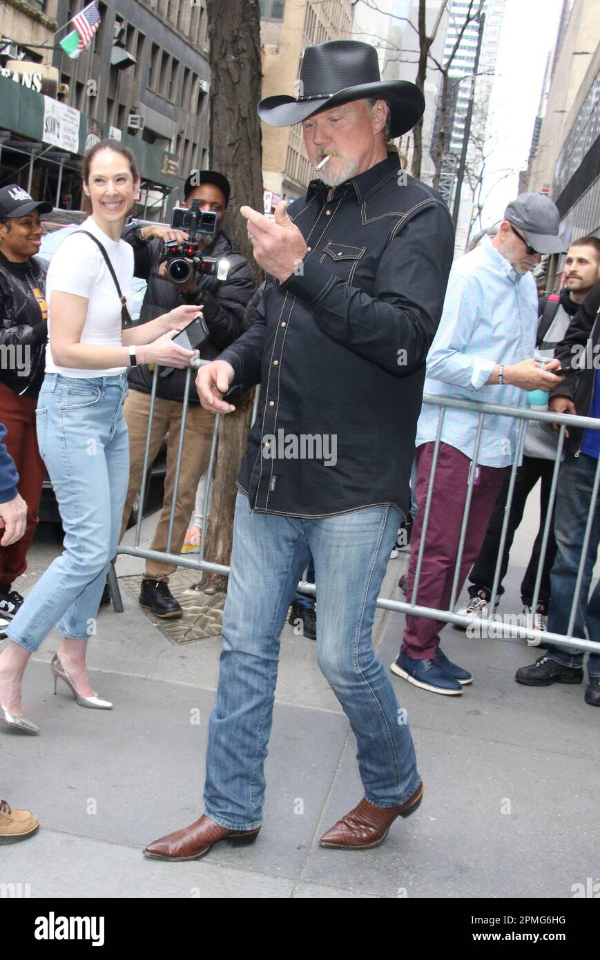 New York, NY, USA. 12th Apr, 2023. Trace Adkins seen at NBC's Today ...