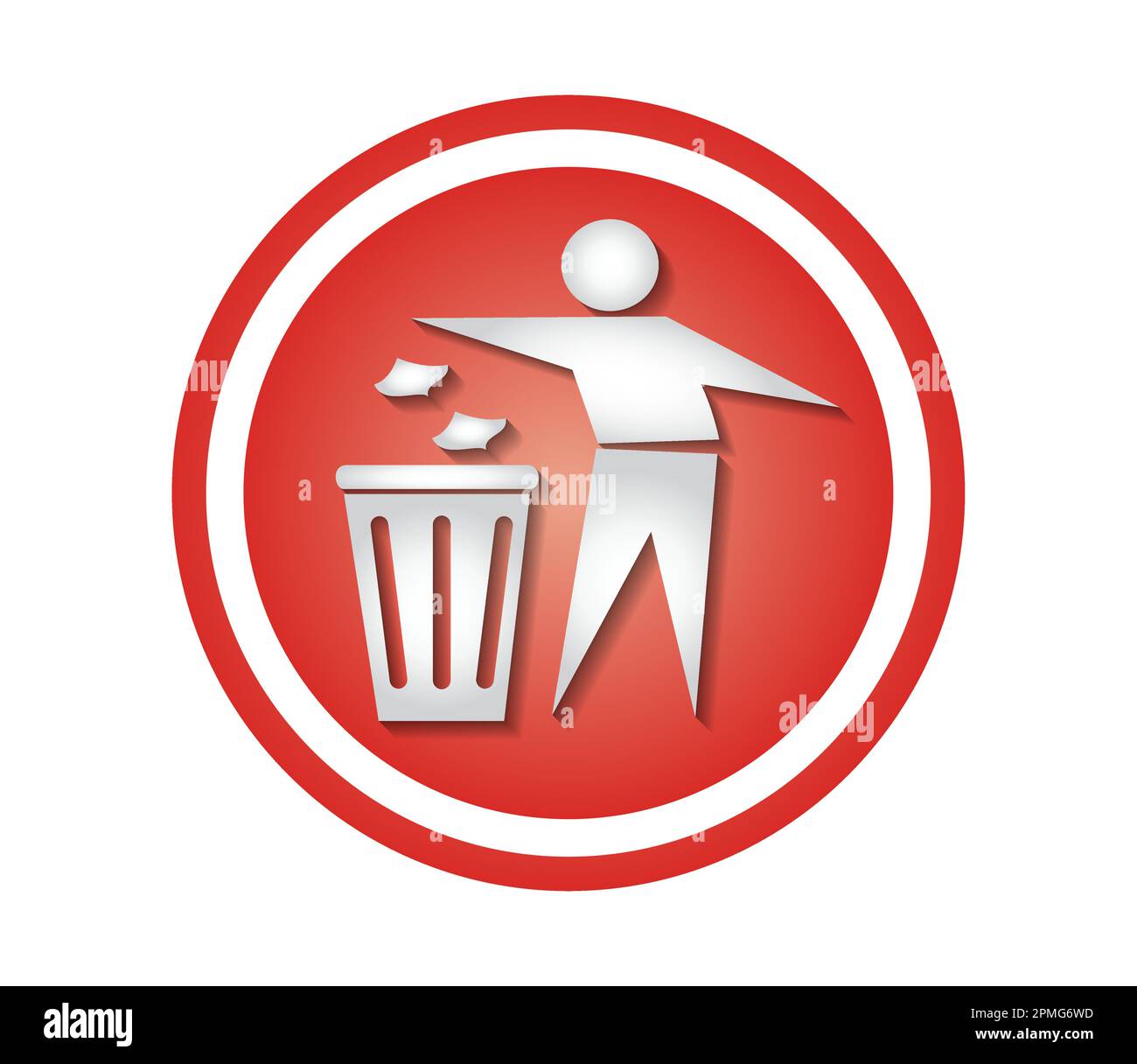 Bin trash icon isolated Stock Vector Images - Alamy
