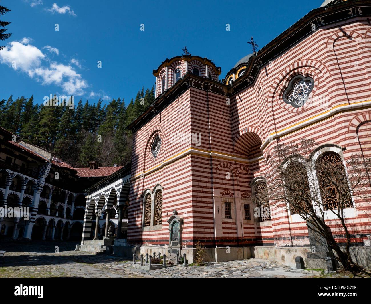 Rila Monastery, (Sveti Ivan Rilski), Rila Mountains, Republic of ...