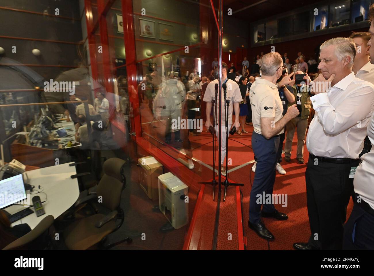 Cayenne, France. 13th Apr, 2023. King Philippe - Filip of Belgium ...