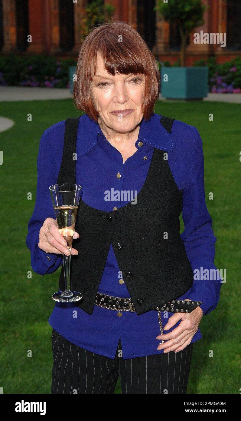 File photo dated 26/06/07 of Fashion designer Dame Mary Quant has died ...