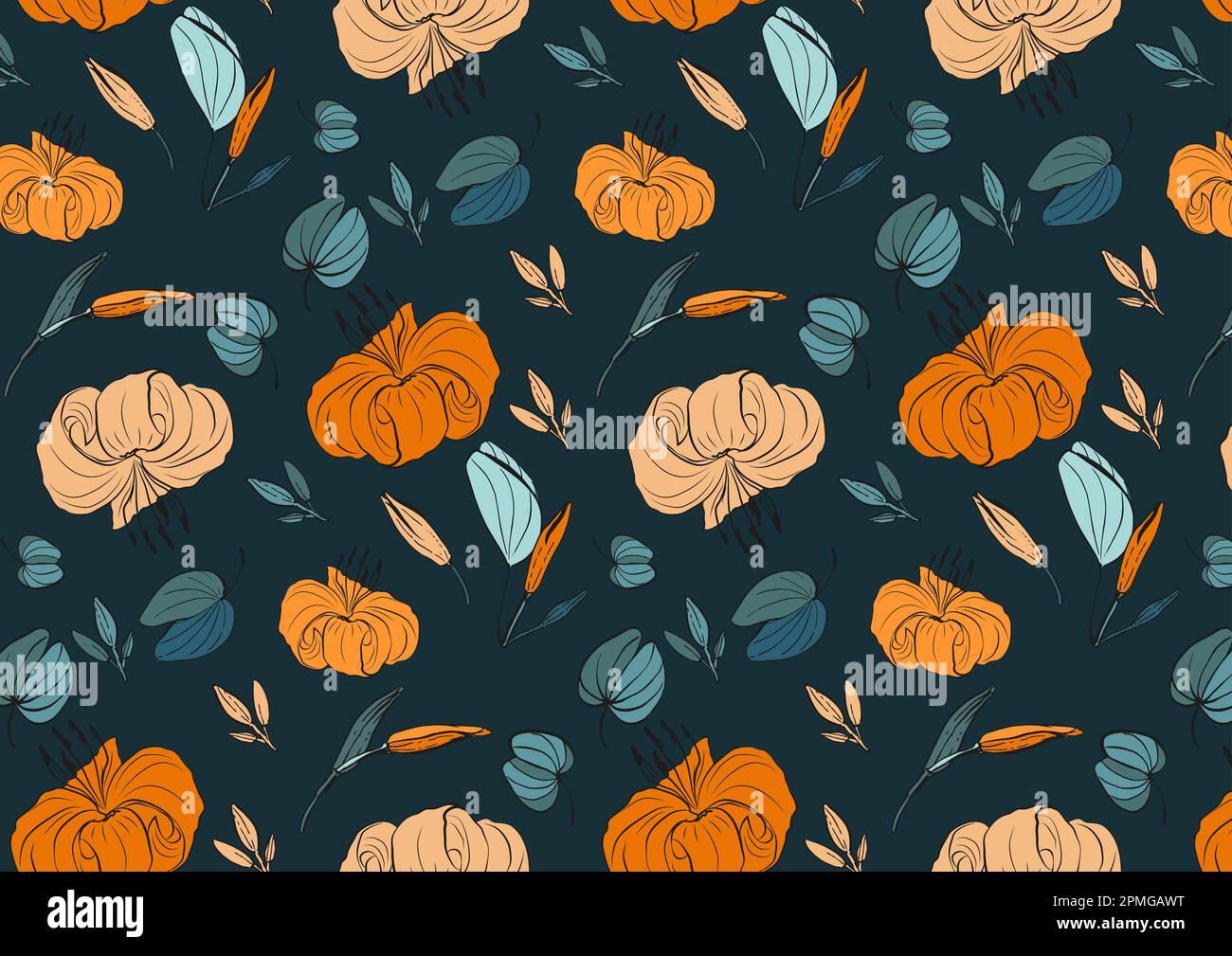 Abstract floral pattern hi-res stock photography and images - Alamy