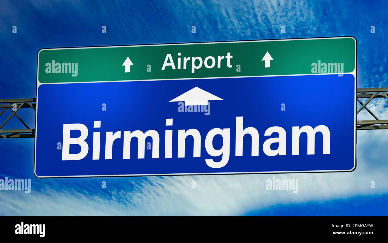 Birmingham road sign hi-res stock photography and images - Alamy
