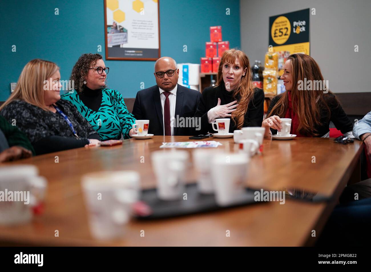 Labour deputy leader Angela Rayner meeting with local charities in ...
