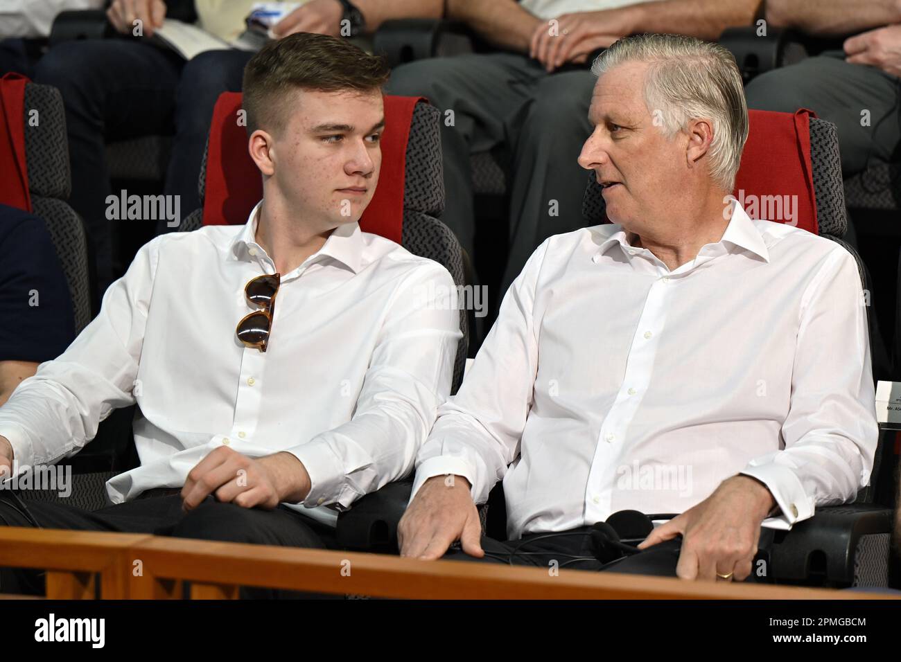 Cayenne, France. 13th Apr, 2023. Prince Gabriel and King Philippe ...