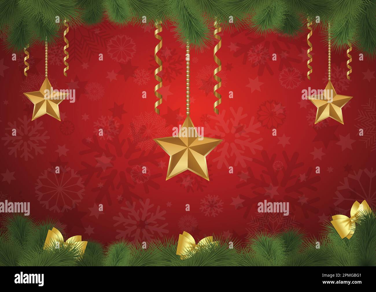 Beautiful christmas background decorated Stock Vector Images - Alamy
