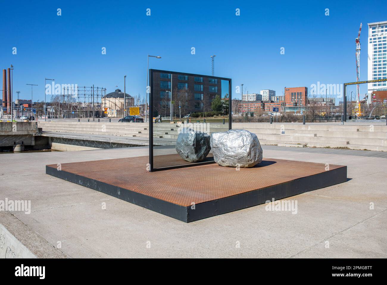 For editorial use only: Big Be-Hide, artwork by Alicia Kwade at ...