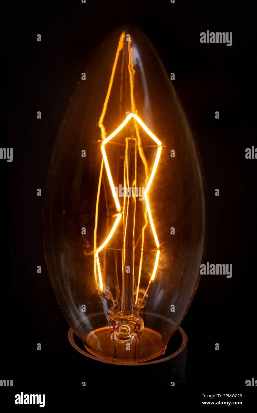 Light bulb on black, South Africa in Electricity disaster Stock Photo ...
