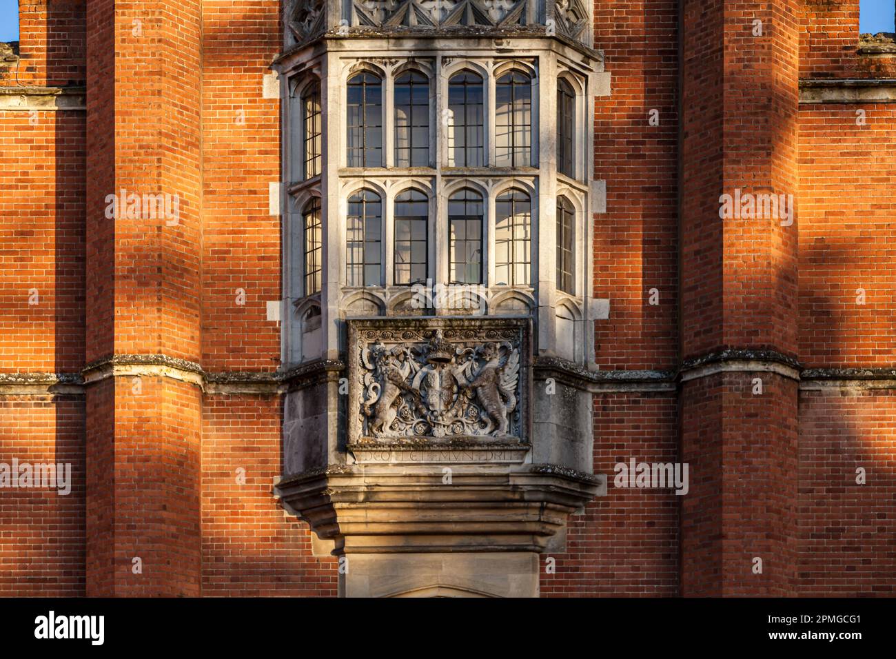 Oriel Window, Great Gatehouse Stock Photo - Alamy