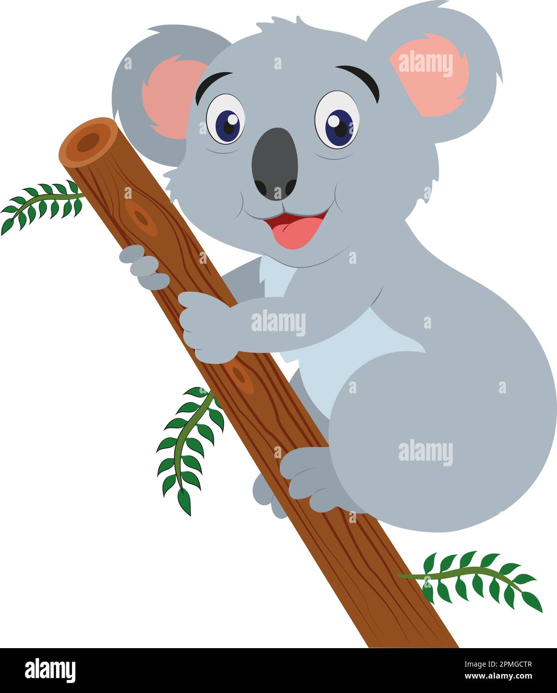 Cartoon Gray Koala Vector Stock Vector Image & Art - Alamy