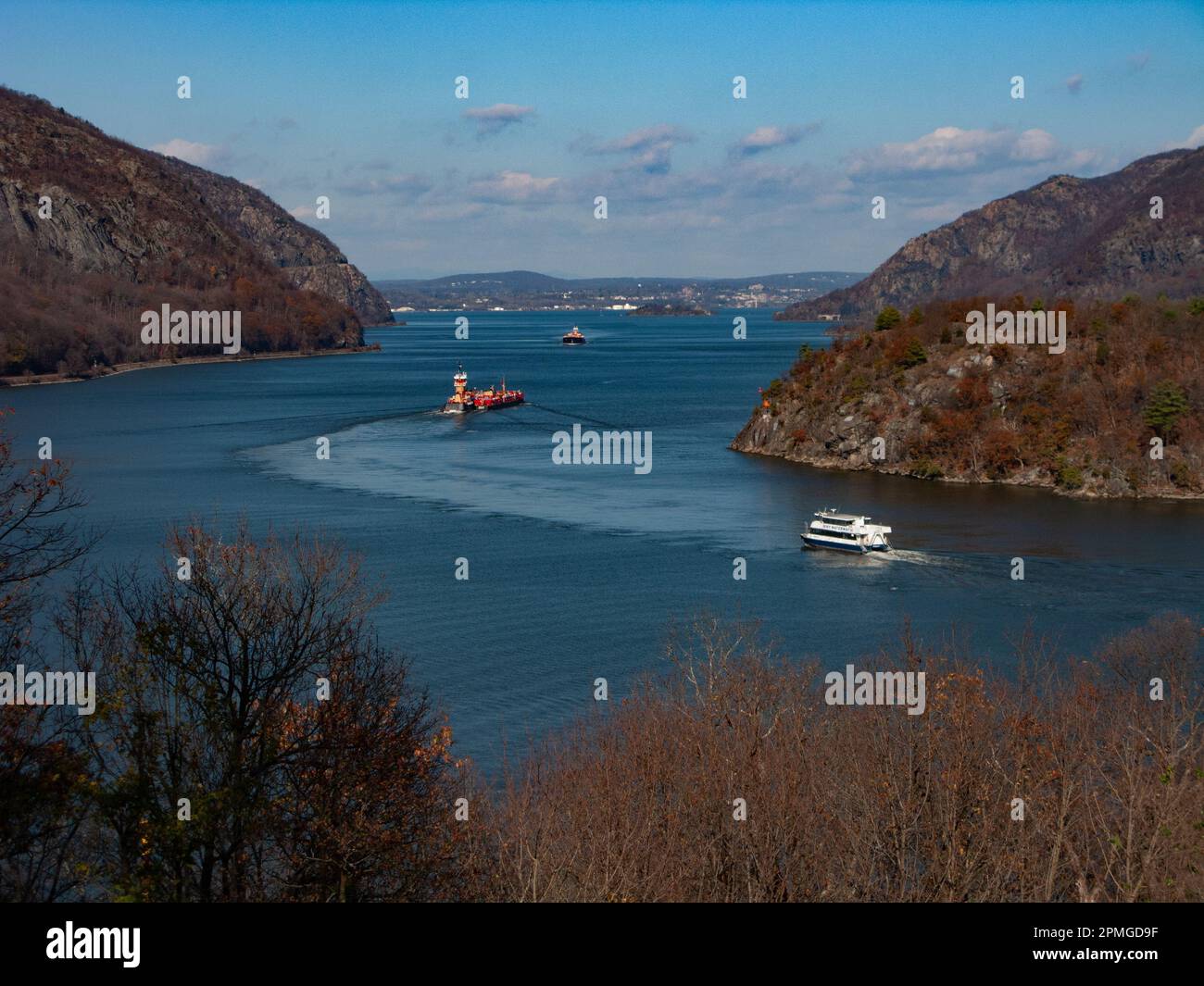 Hudson River Valley from West Point, New York State, USA Stock Photo - Alamy