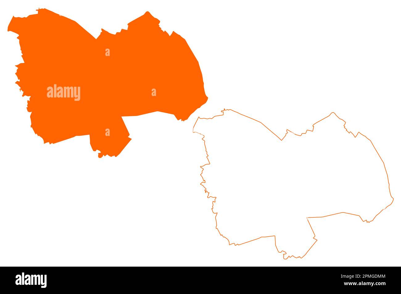 Meierijstad municipality (Kingdom of the Netherlands, Holland, North ...