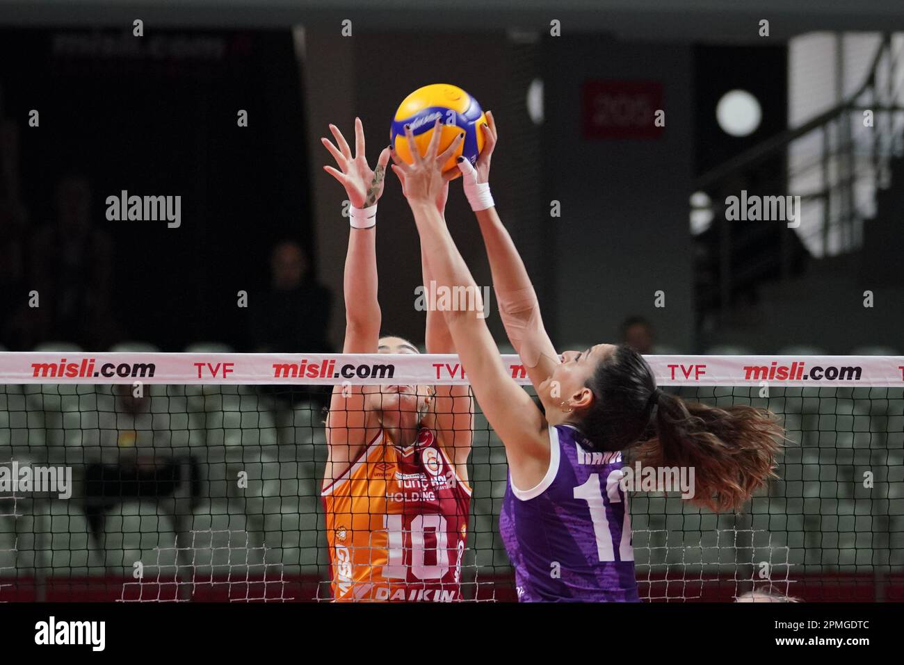 ISTANBUL, TURKIYE - NOVEMBER 13, 2022: Hande Naz Simsek in action ...