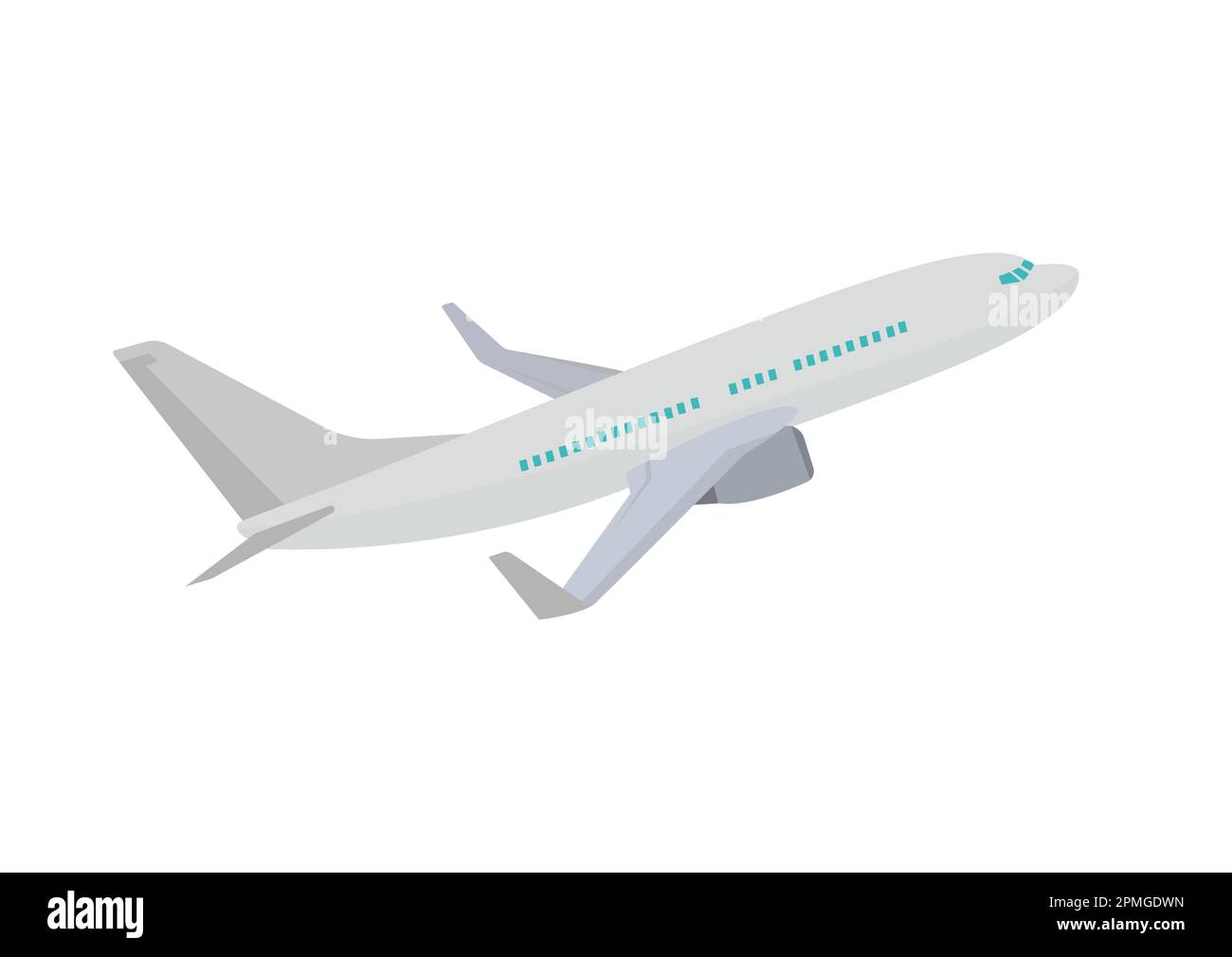 Clipart Airplane isolated on white background. Vector airplane Stock ...