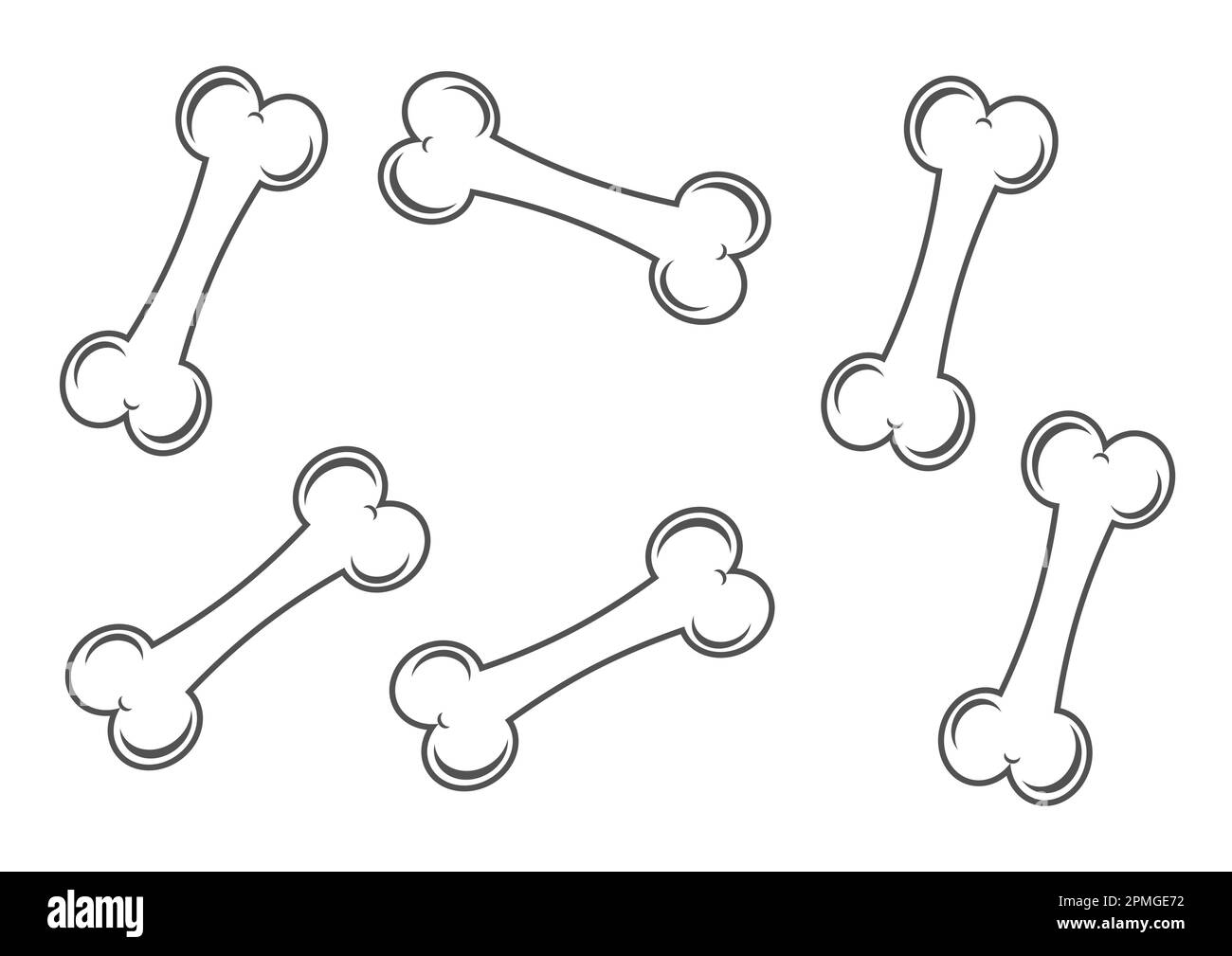 Clipart Bone Stick. Dog Bone Stick. Vector Bone Stock Vector Image ...