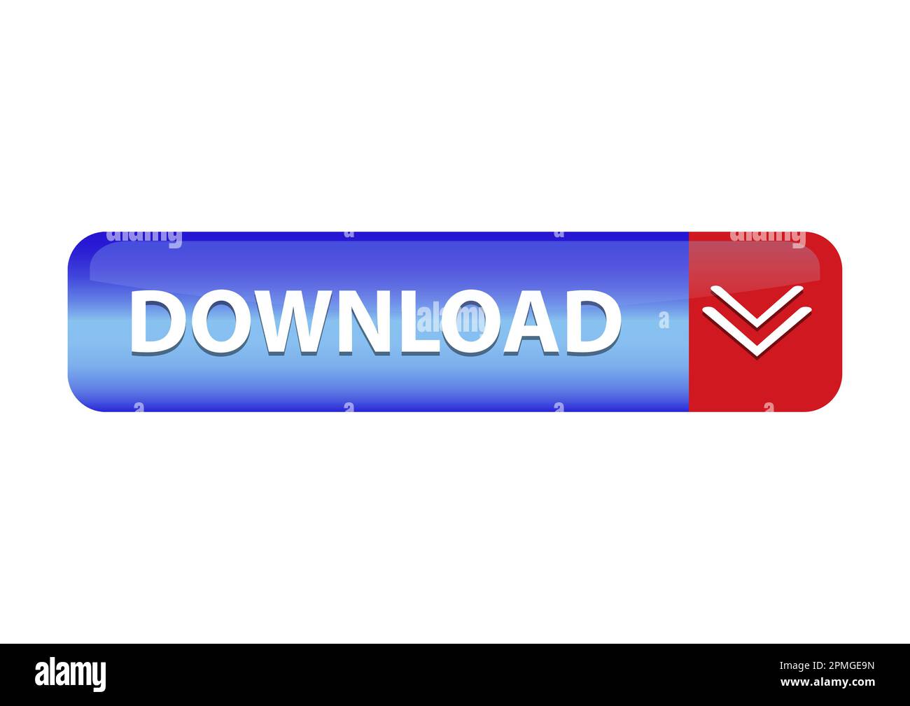 Download icon vector blue Stock Vector Images - Alamy