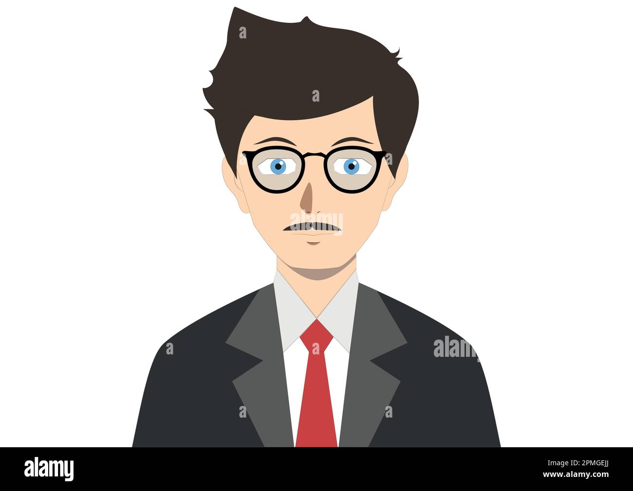 Suit tie background happy Stock Vector Images - Alamy