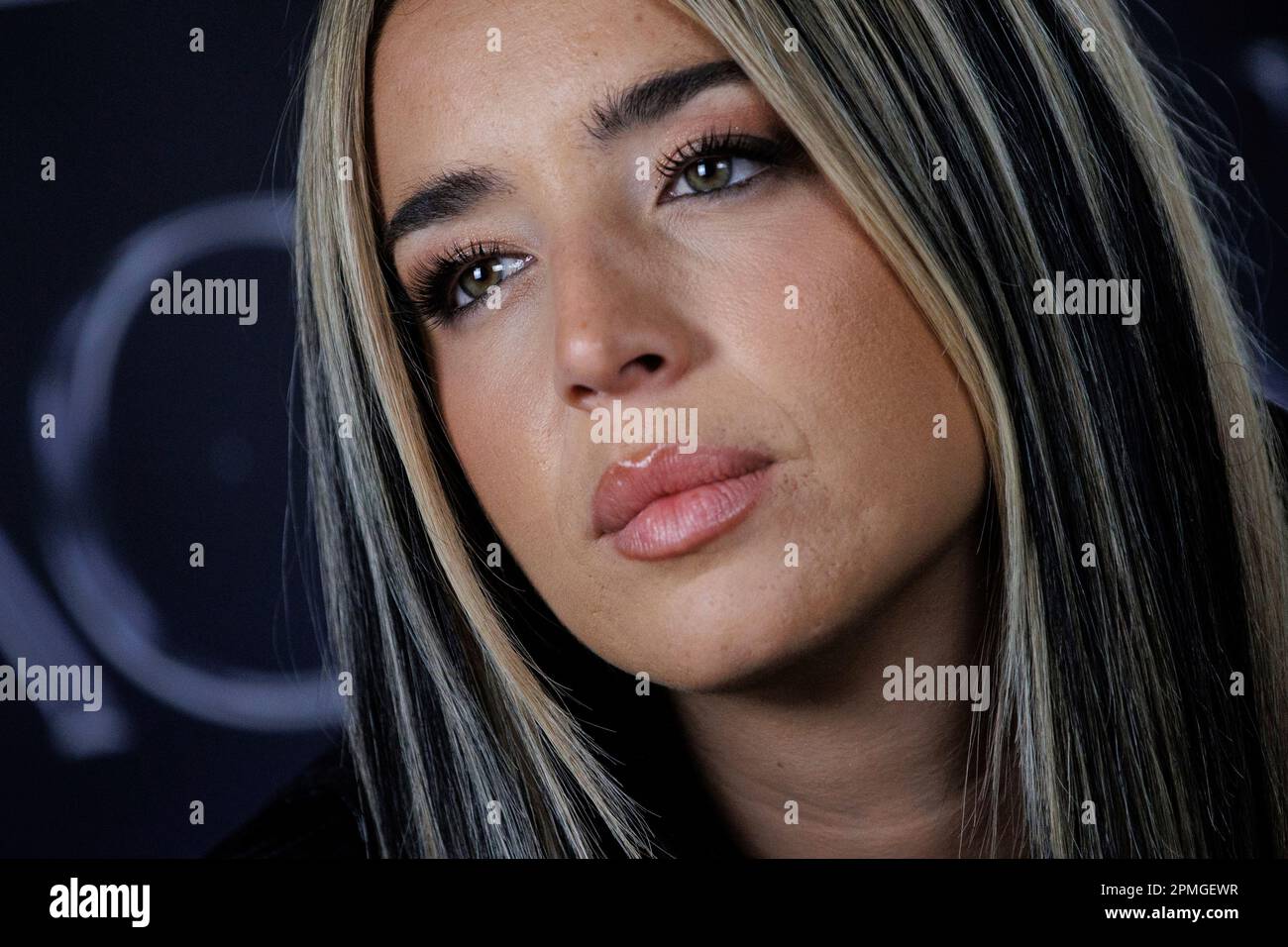The singer Lola Indigo during an interview for Europa Press, at the ...