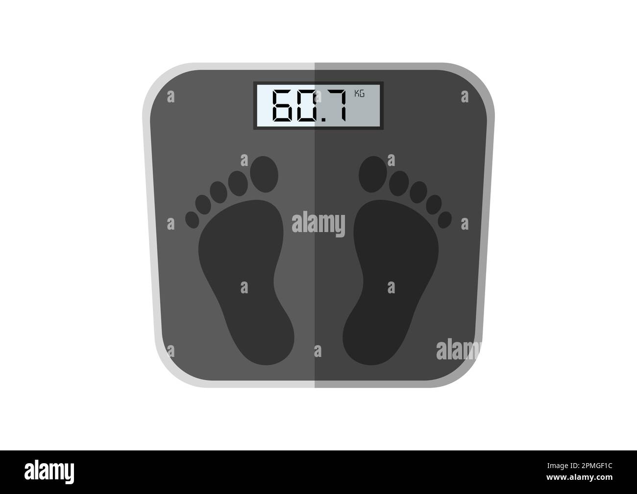 Digital Weight Scale Clipart Vector Isolated On White Background Stock ...