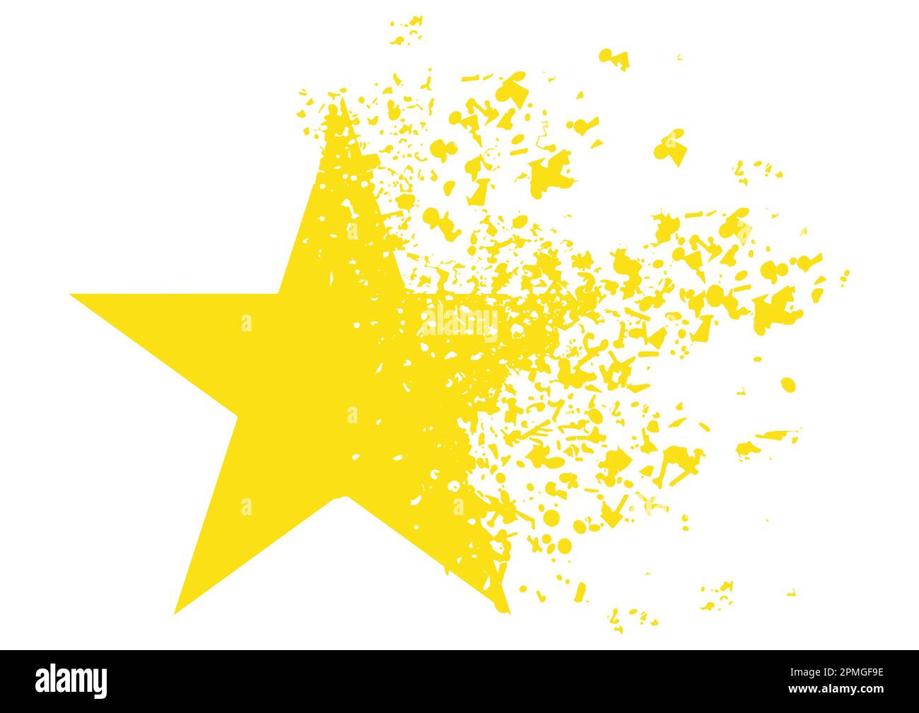 Dispersion star. shape star. Abstract. Vector illustration of ...