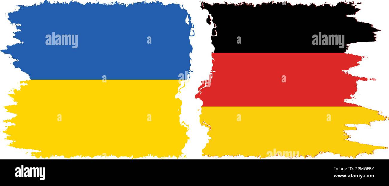 Ukraine germany two flags hi-res stock photography and images - Alamy