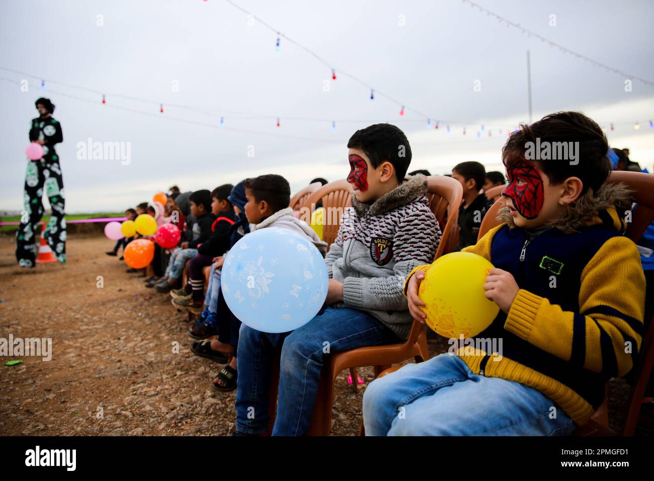 April 12, 2023, Sarmada, ldlib governorate, Syria: Idli, Syria. 12 ...