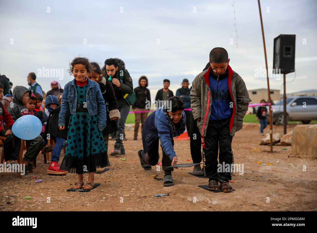 April 12, 2023, Sarmada, ldlib governorate, Syria: Idli, Syria. 12 ...