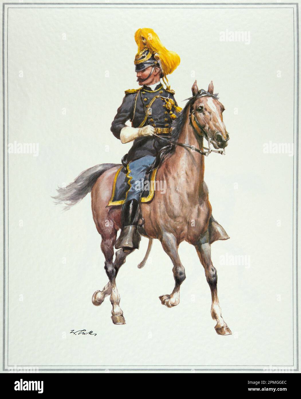 Officer of the 10th United States Cavalry Regiment circa 1880 Stock ...