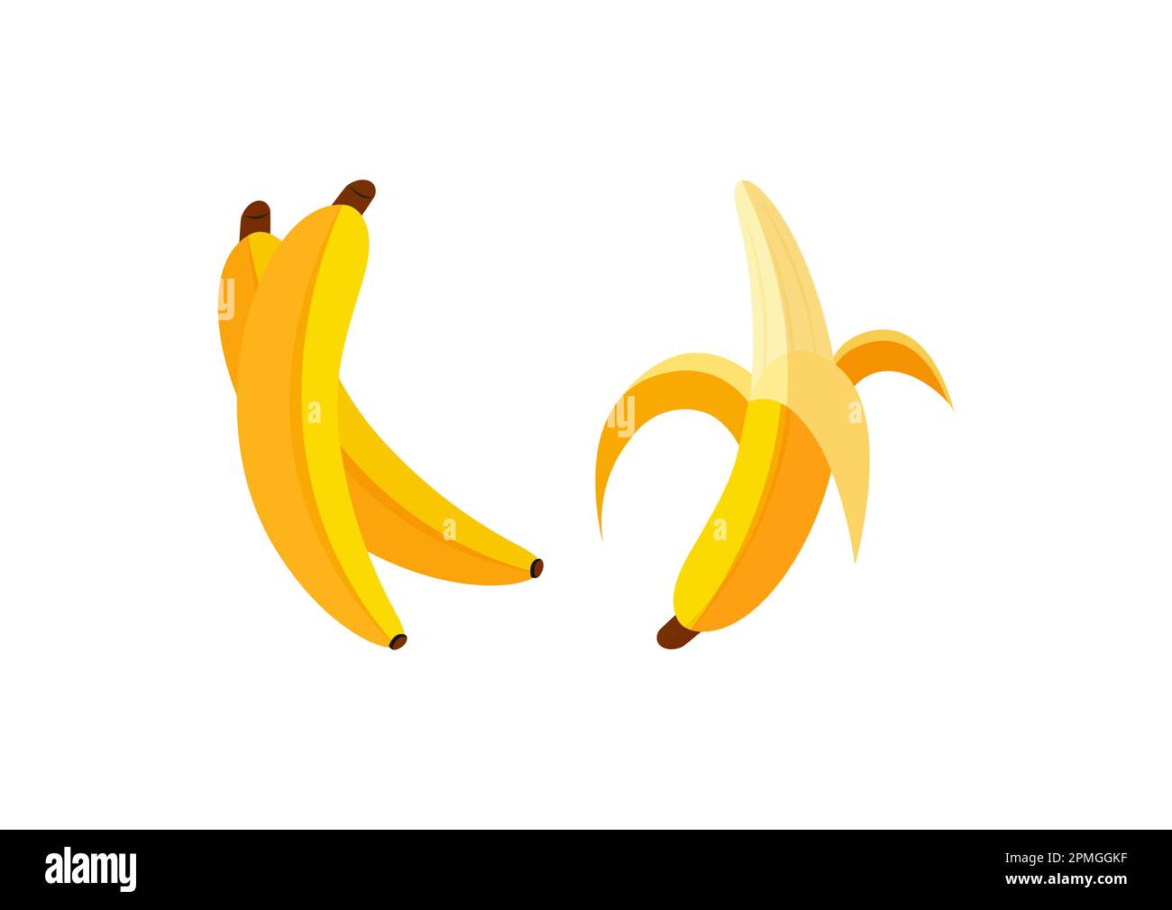 Fresh Banana Fruits vector Stock Vector Image & Art - Alamy