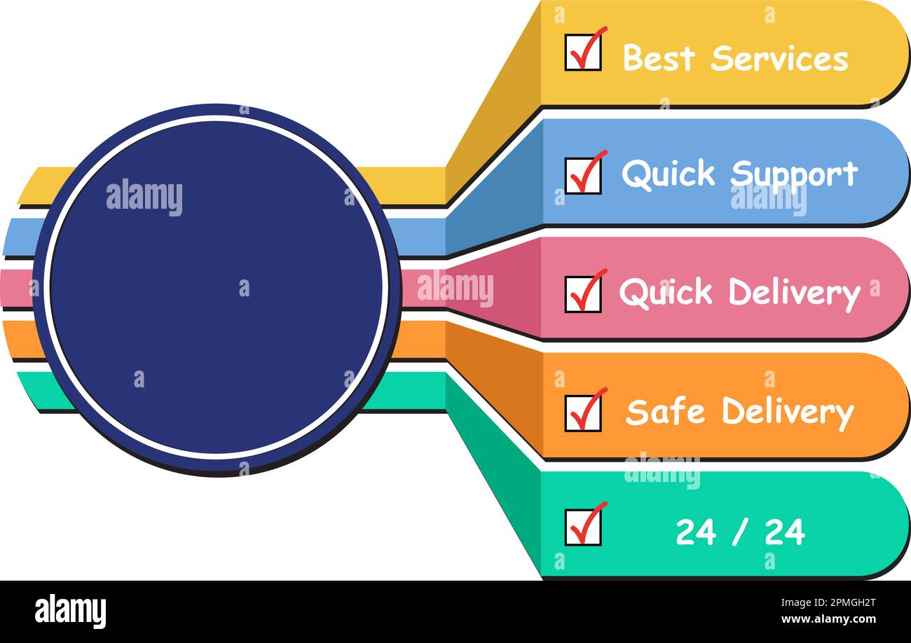 Infographic Logistics services in flat mode Stock Vector Image & Art ...