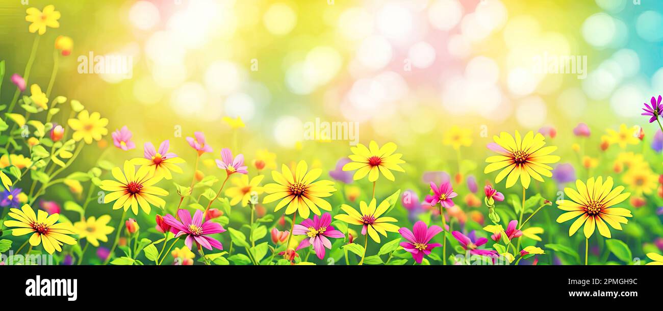 Summer Flowers Facebook Covers