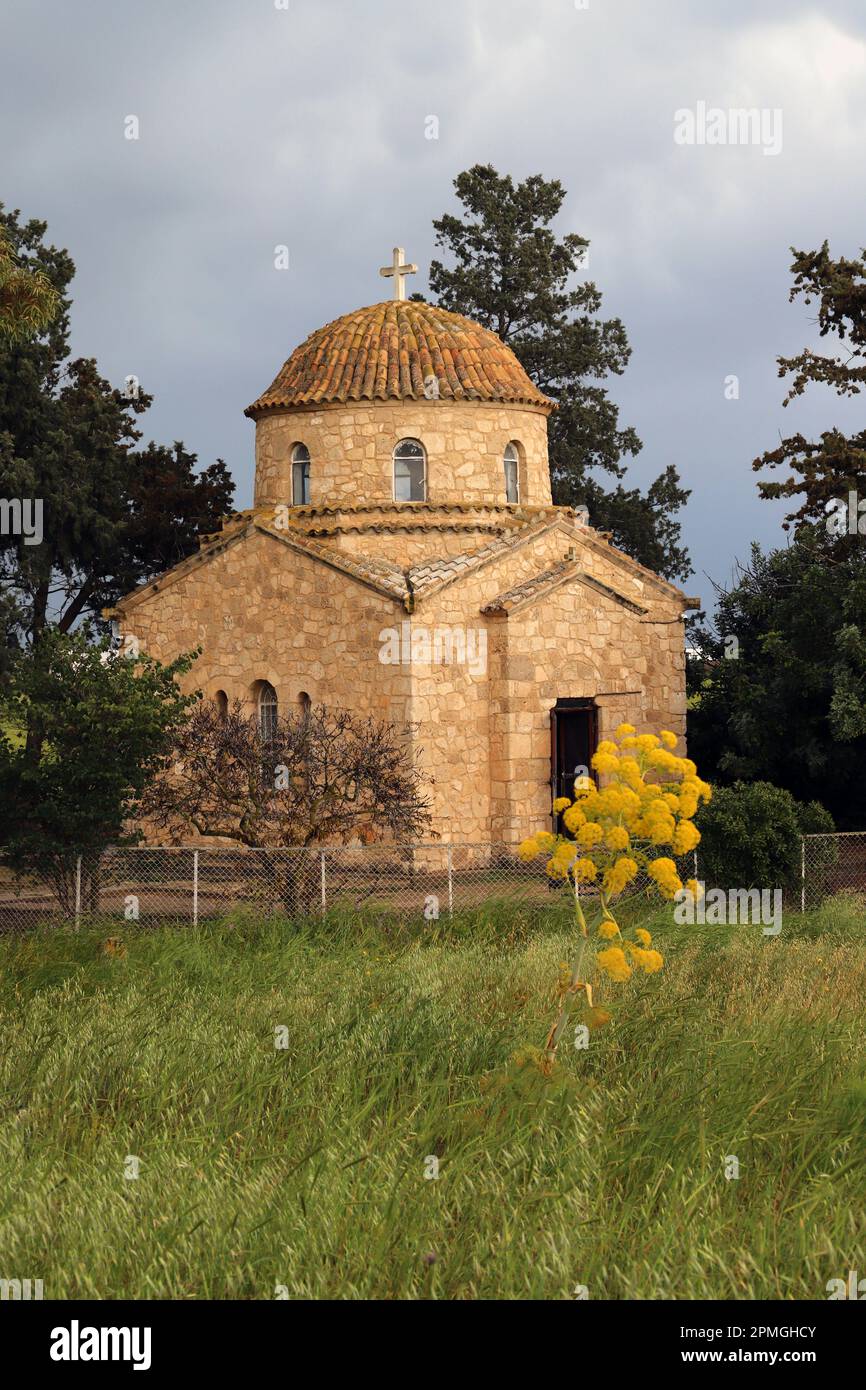 The mausoleum of St Barnabas, at the the Monastery of Saint Barnabas ...
