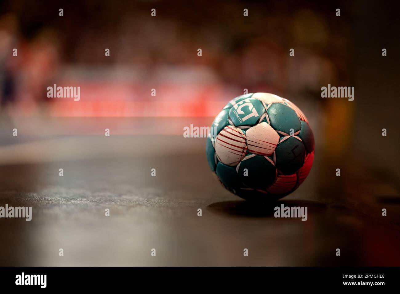 The Select soccer ball in the sport field in a selective focus Stock ...