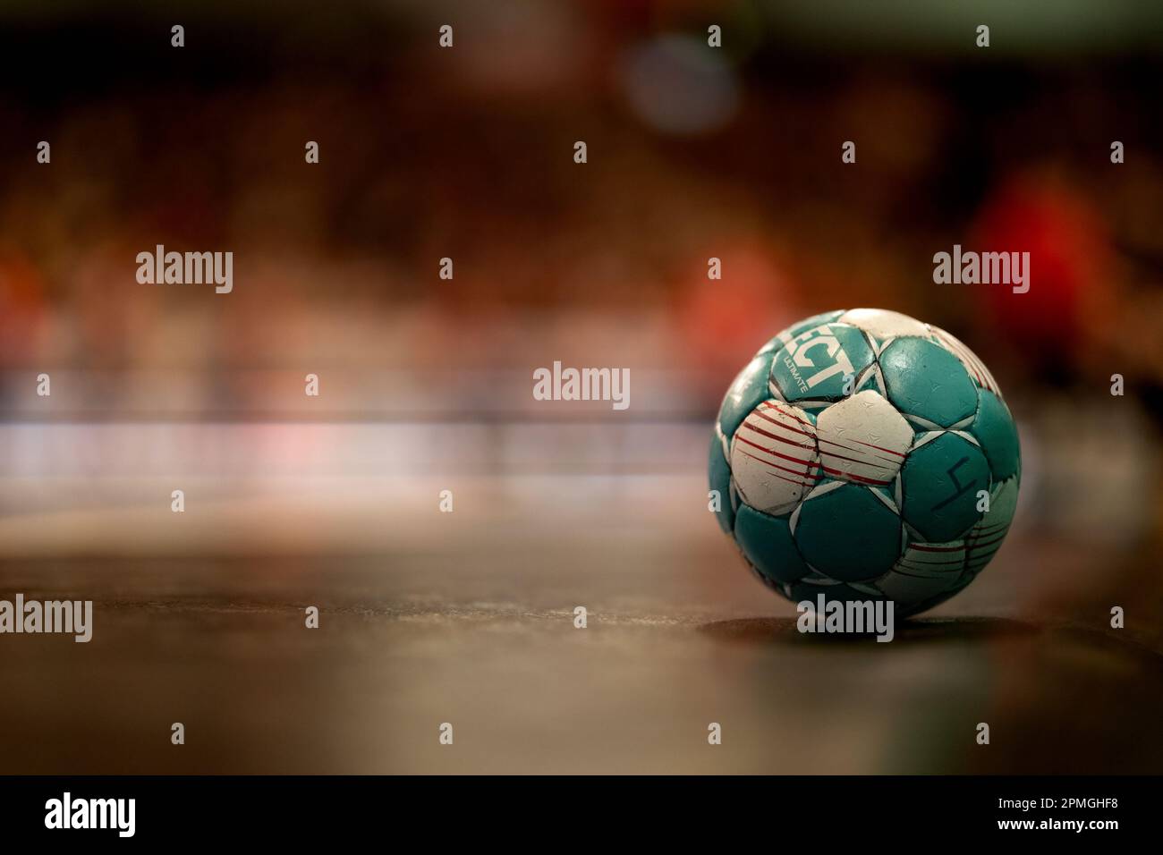 The Select soccer ball in the sport field in a selective focus Stock ...
