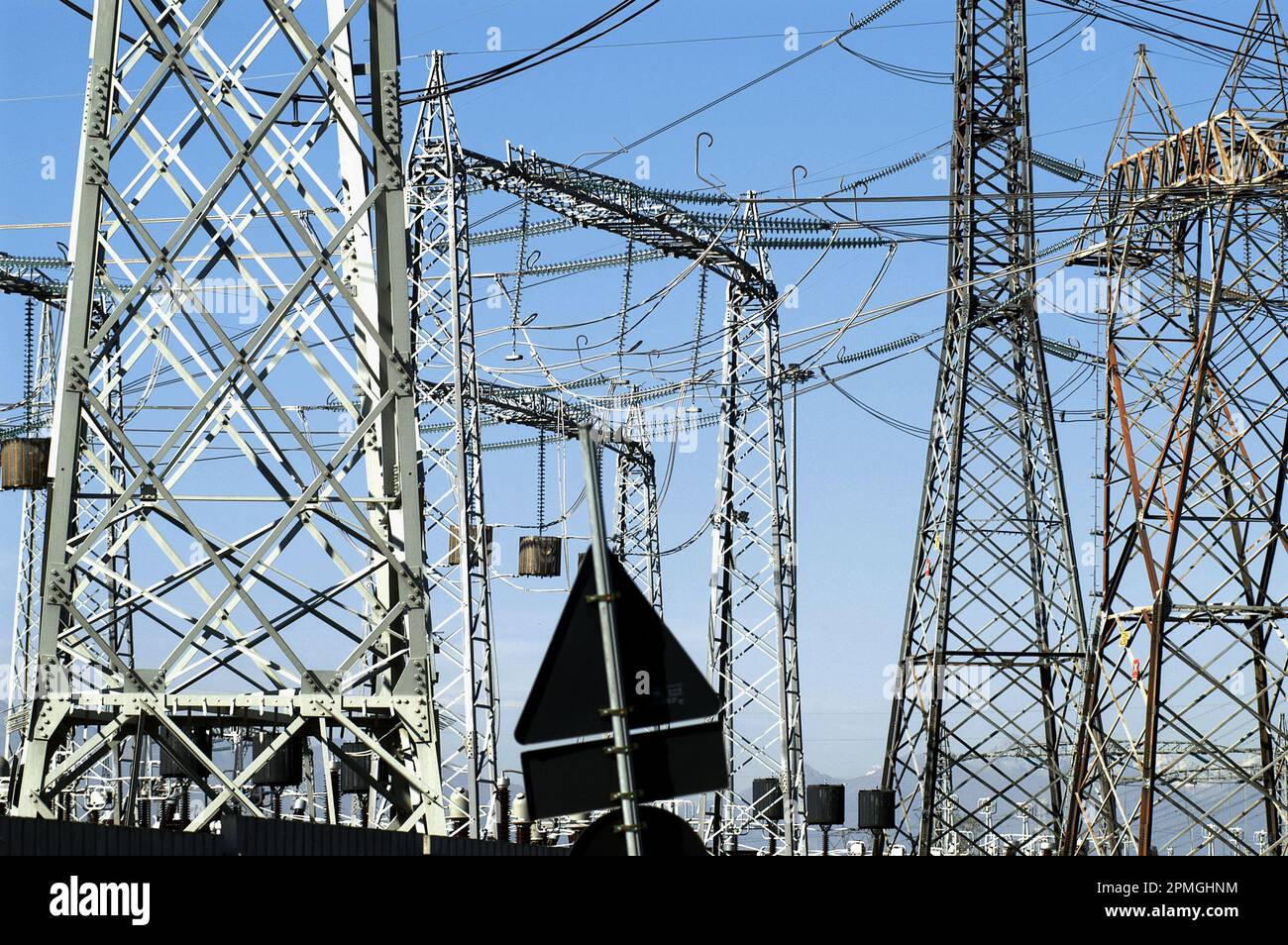 TERNA distribution power plant in Rondissone (Turin, Italy Stock Photo ...