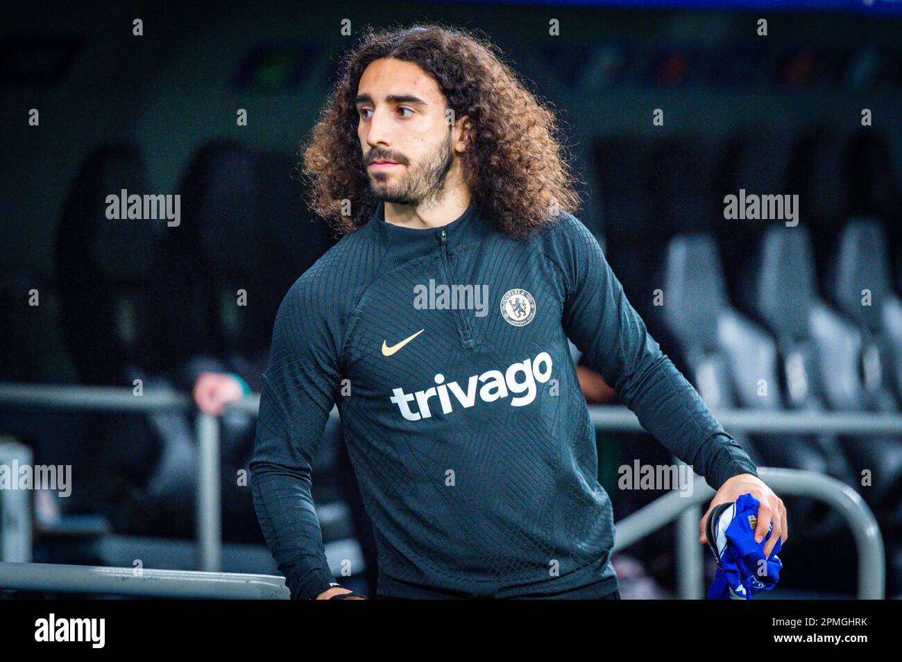 Madrid, Madrid, Spain. 12th Apr, 2023. Marc Cucurella (Chelsea) before ...