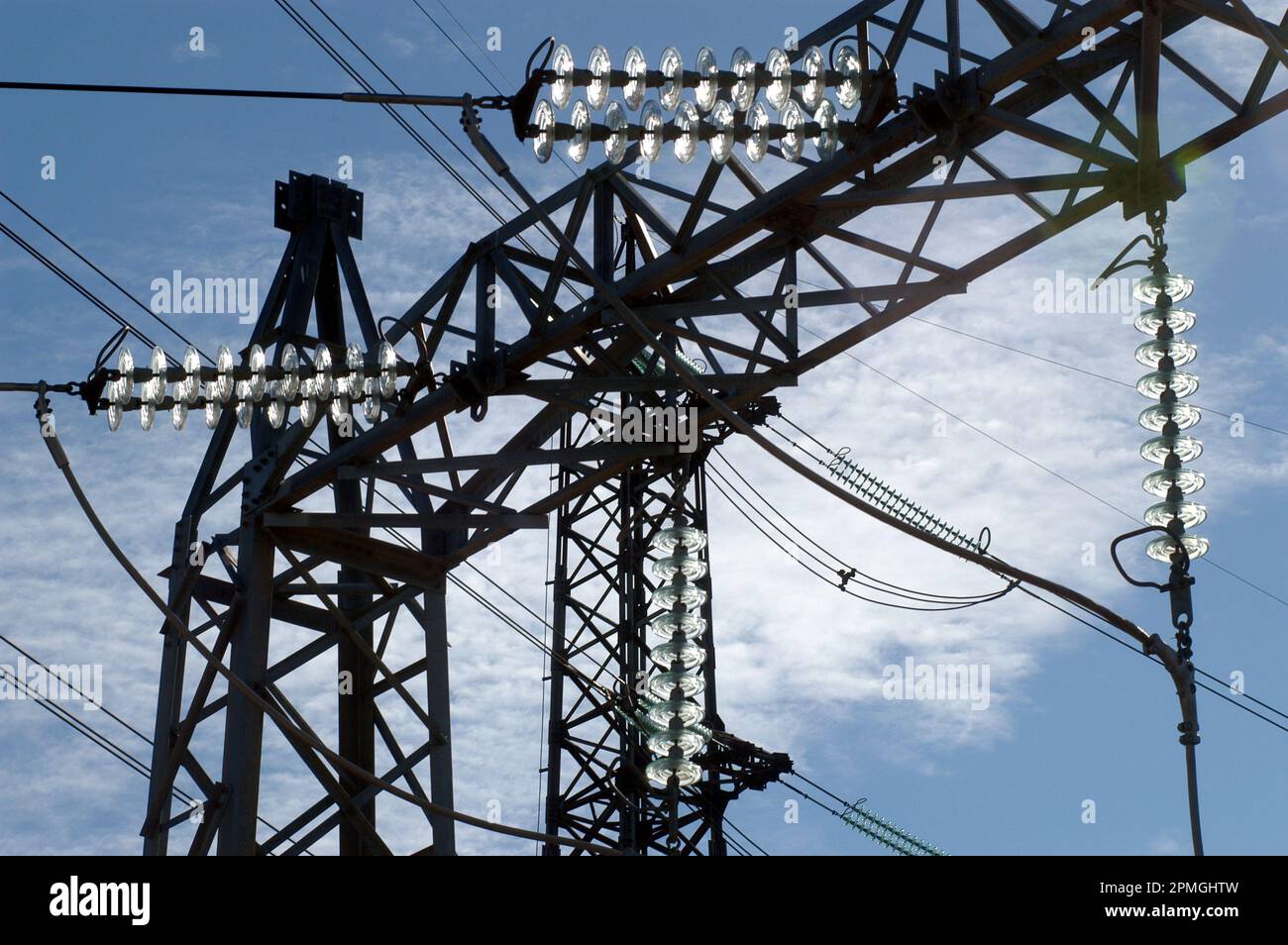 TERNA distribution power plant in Rondissone (Turin, Italy Stock Photo ...