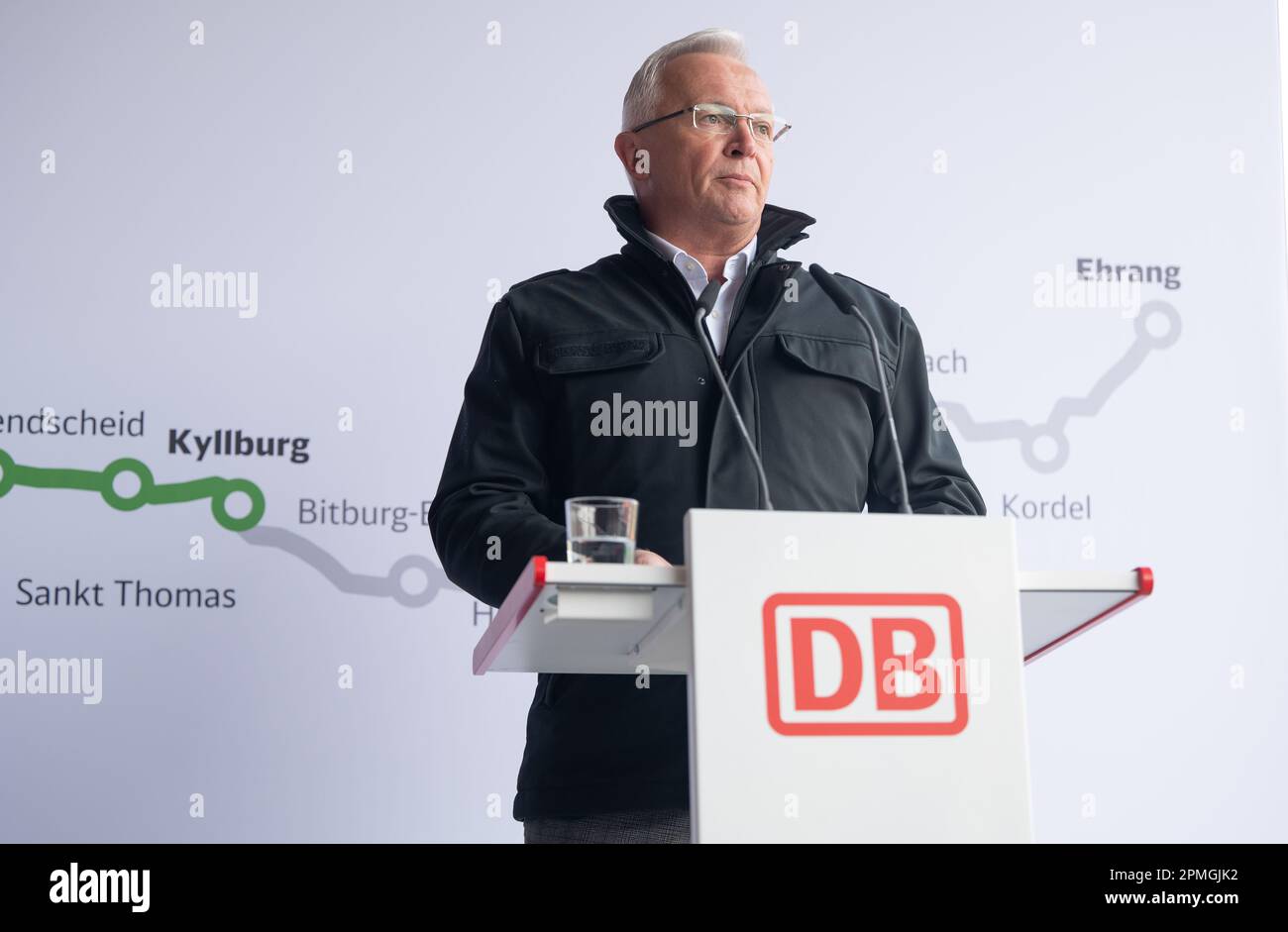 Gerolstein, Germany. 13th Apr, 2023. Achim Hallerbach, Chairman of the ...