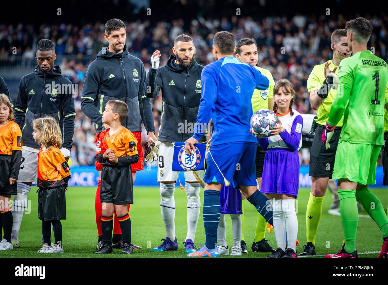 Karim Benzema (Real Madrid), Thibaut Courtois (Real Madrid), Eduardo ...