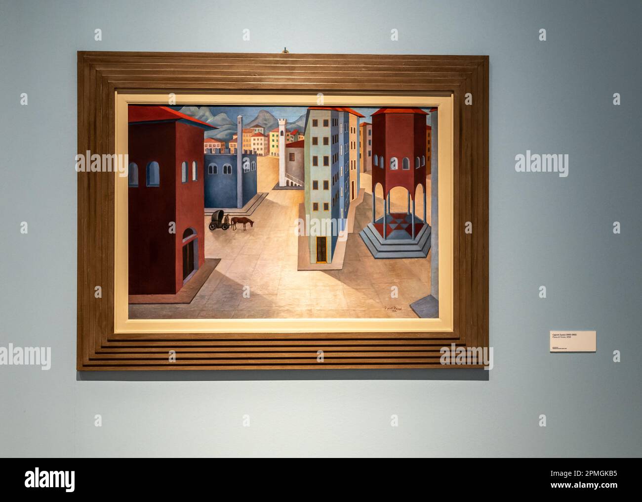 Painting by Italian artist Luigi Gigiotti Zanini 1893 – 1962) in ...