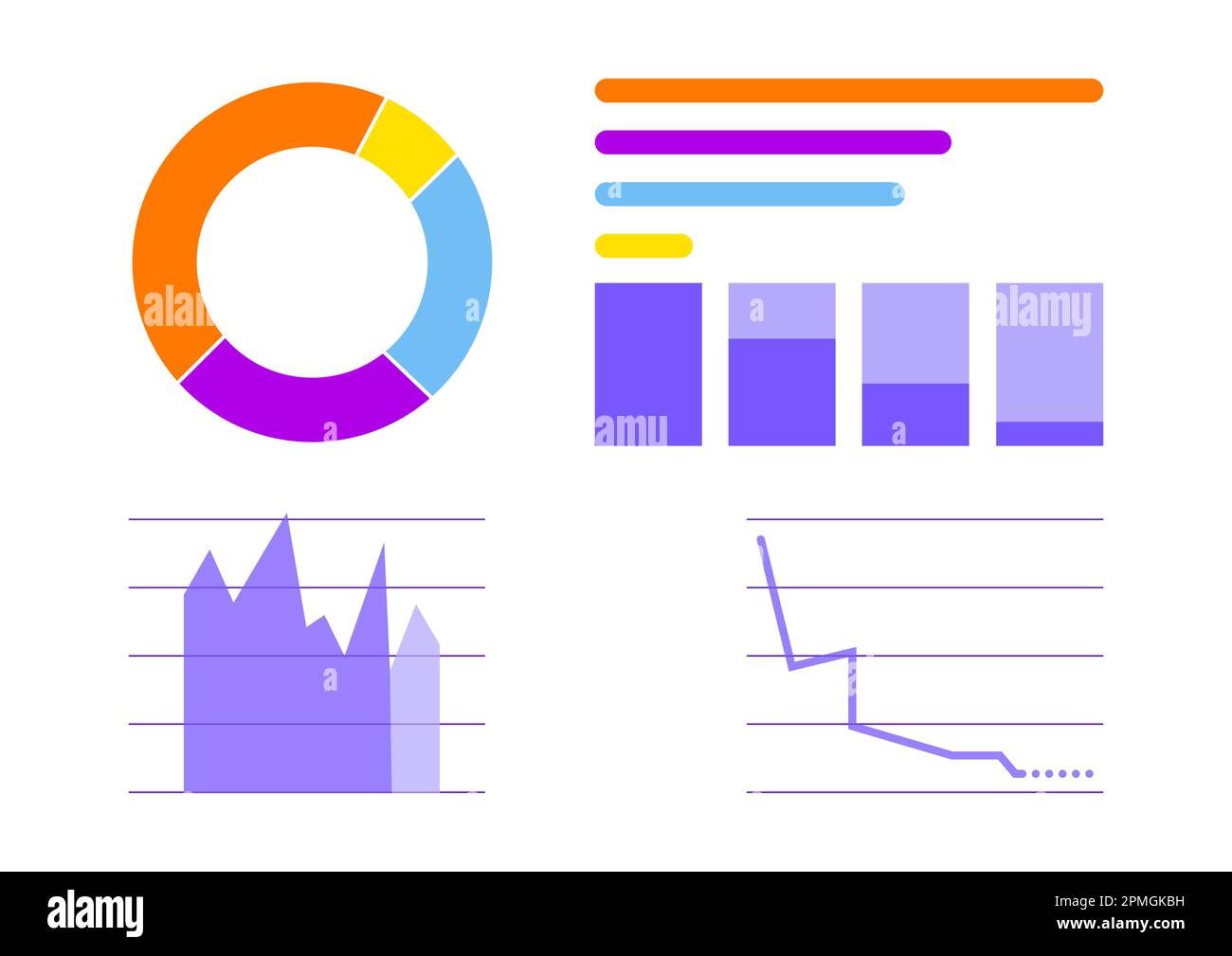 Analytics data smartphone Stock Vector Images - Alamy