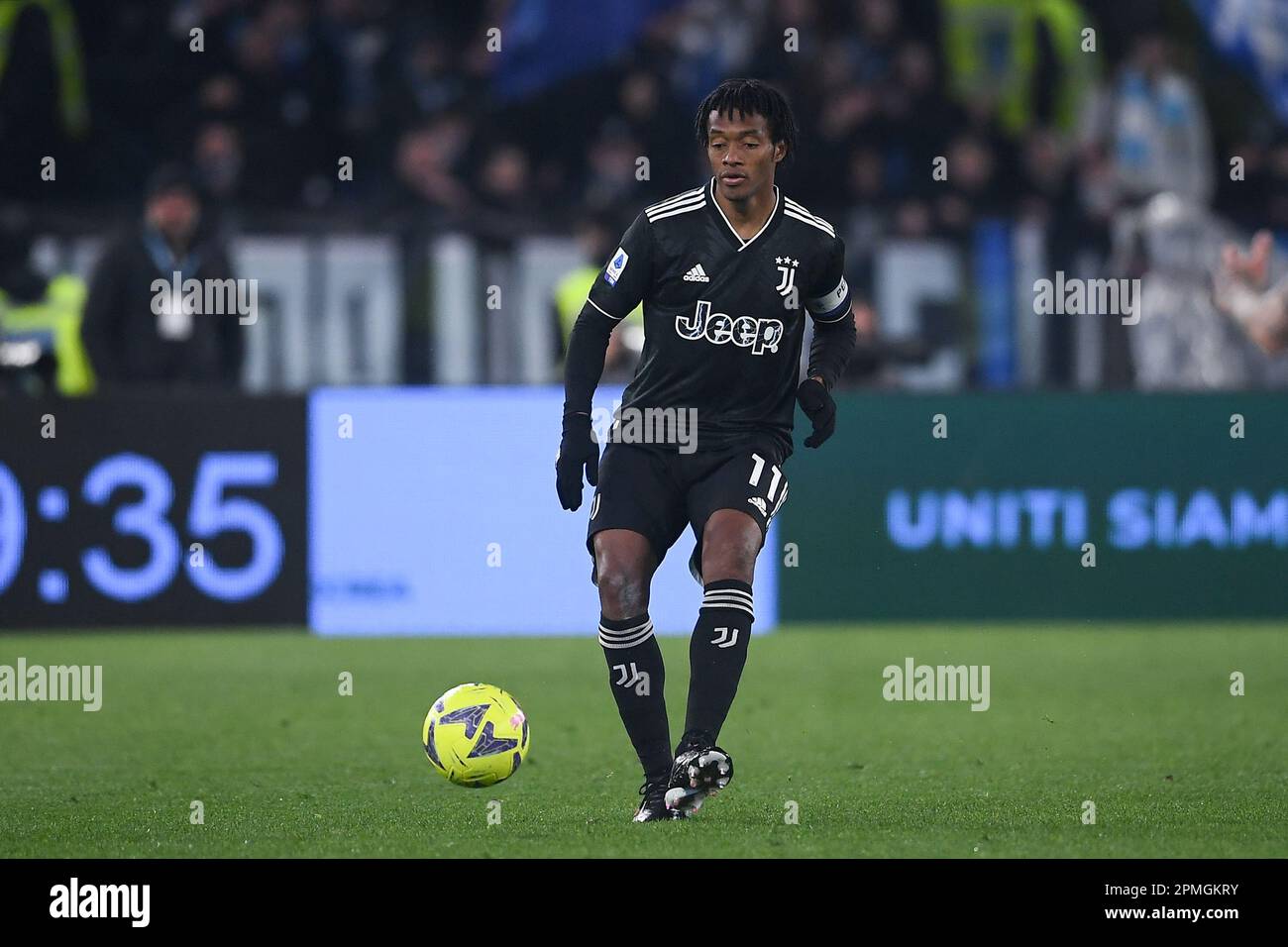 Juan Cuadrado of Juventus FC in action during the Serie A match between ...