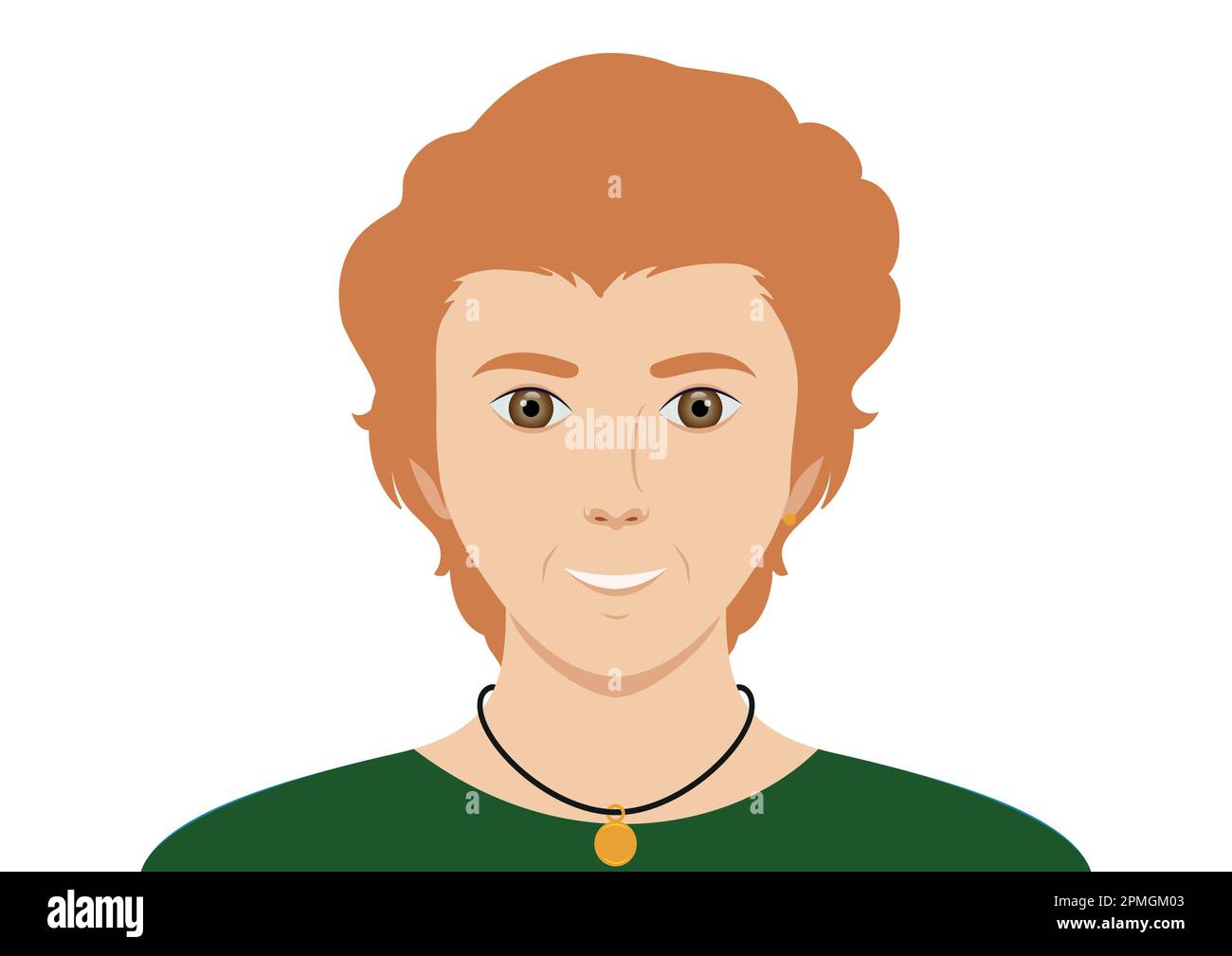 Portrait of handsome happy man vector Stock Vector Image & Art - Alamy