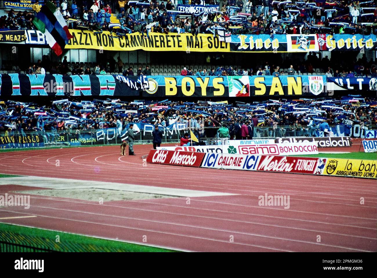 Italy ultras season 1989-90 Serie A - in the photo - verona-inter Stock ...