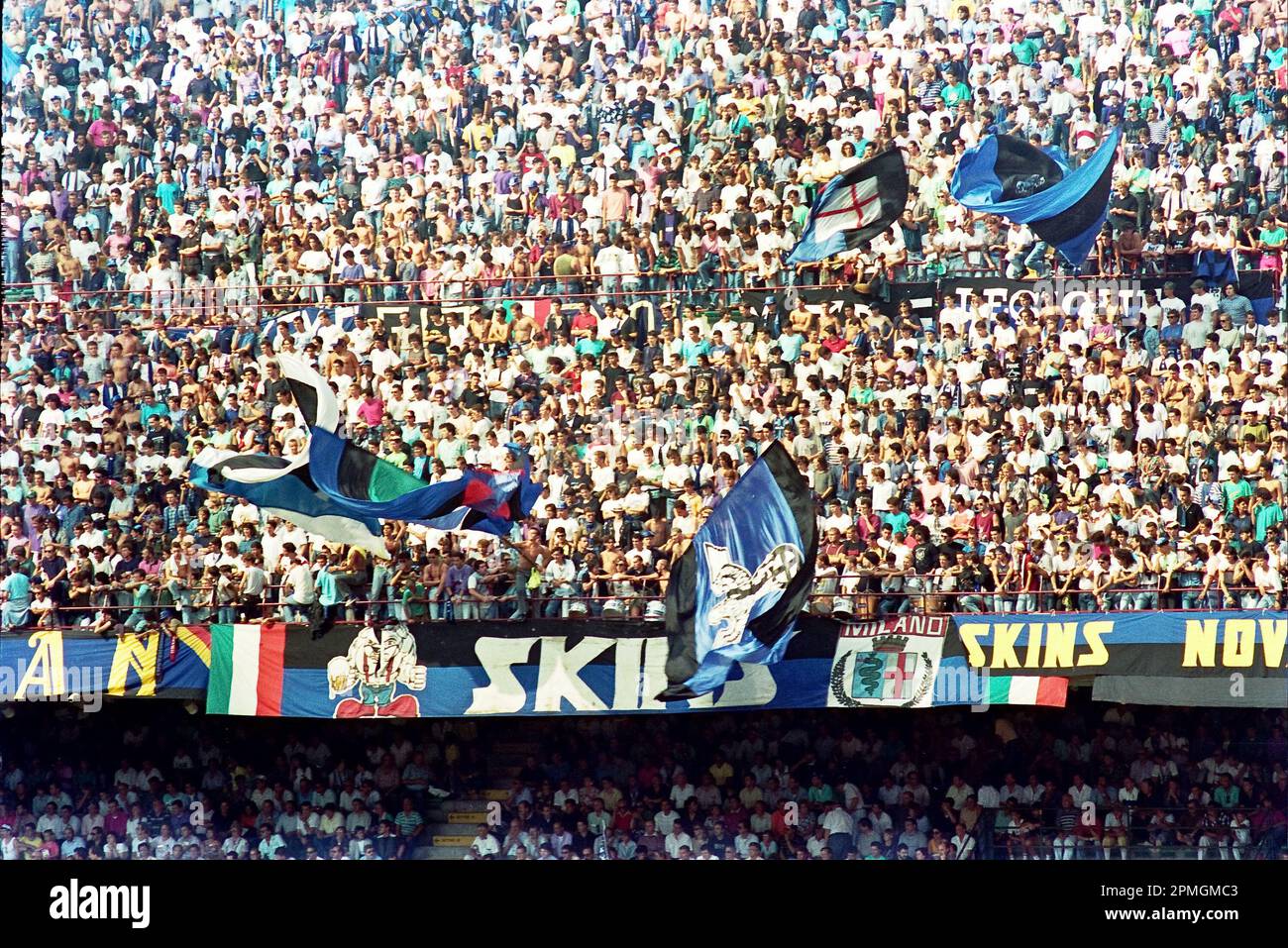 Italy ultras season 1989-90 Serie A - in the photo - inter- cremonese ...