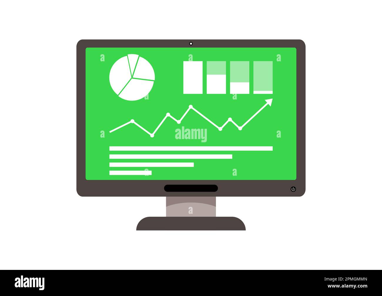 Mobile and web product analysis. Business Growth Profit Chart Stock ...