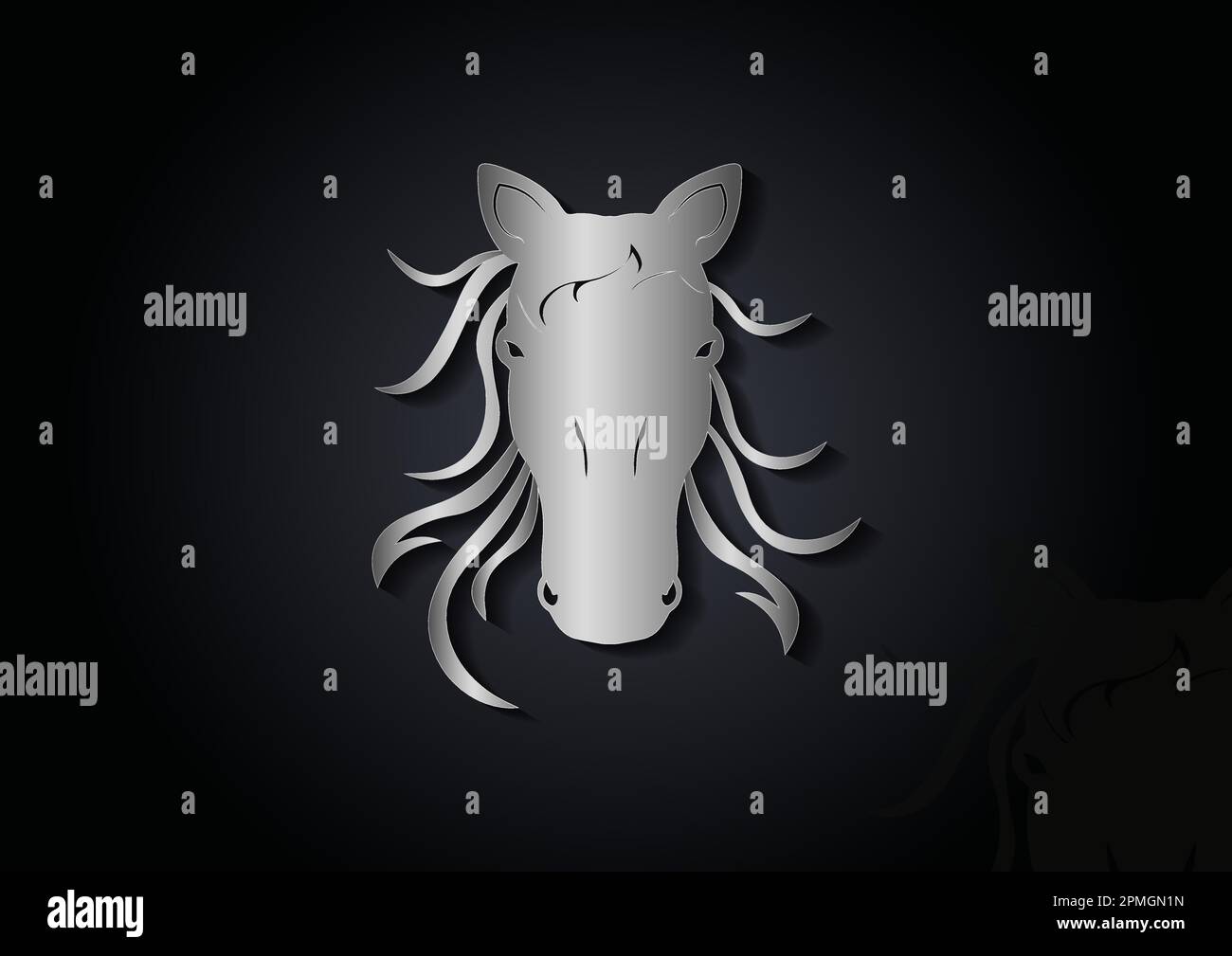 Silver and gold horse hi-res stock photography and images - Alamy