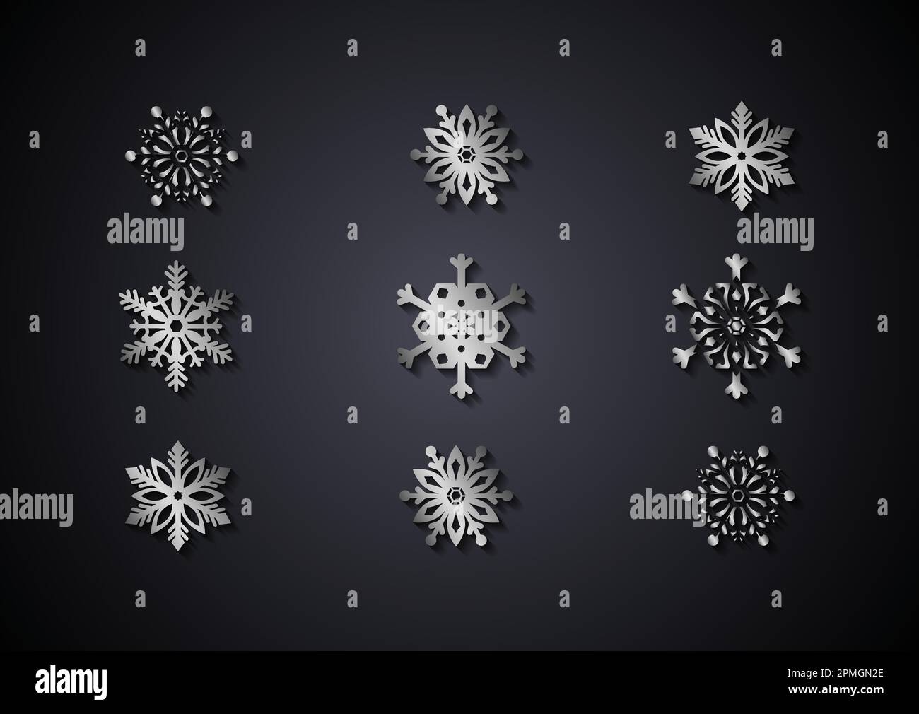 Winter collection square isolated Stock Vector Images - Alamy