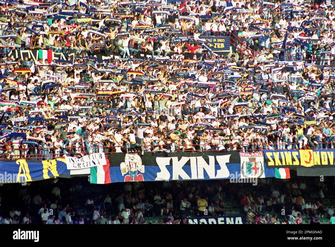 Italy ultras season 1989-90 Serie A - in the photo - inter-juventus ...